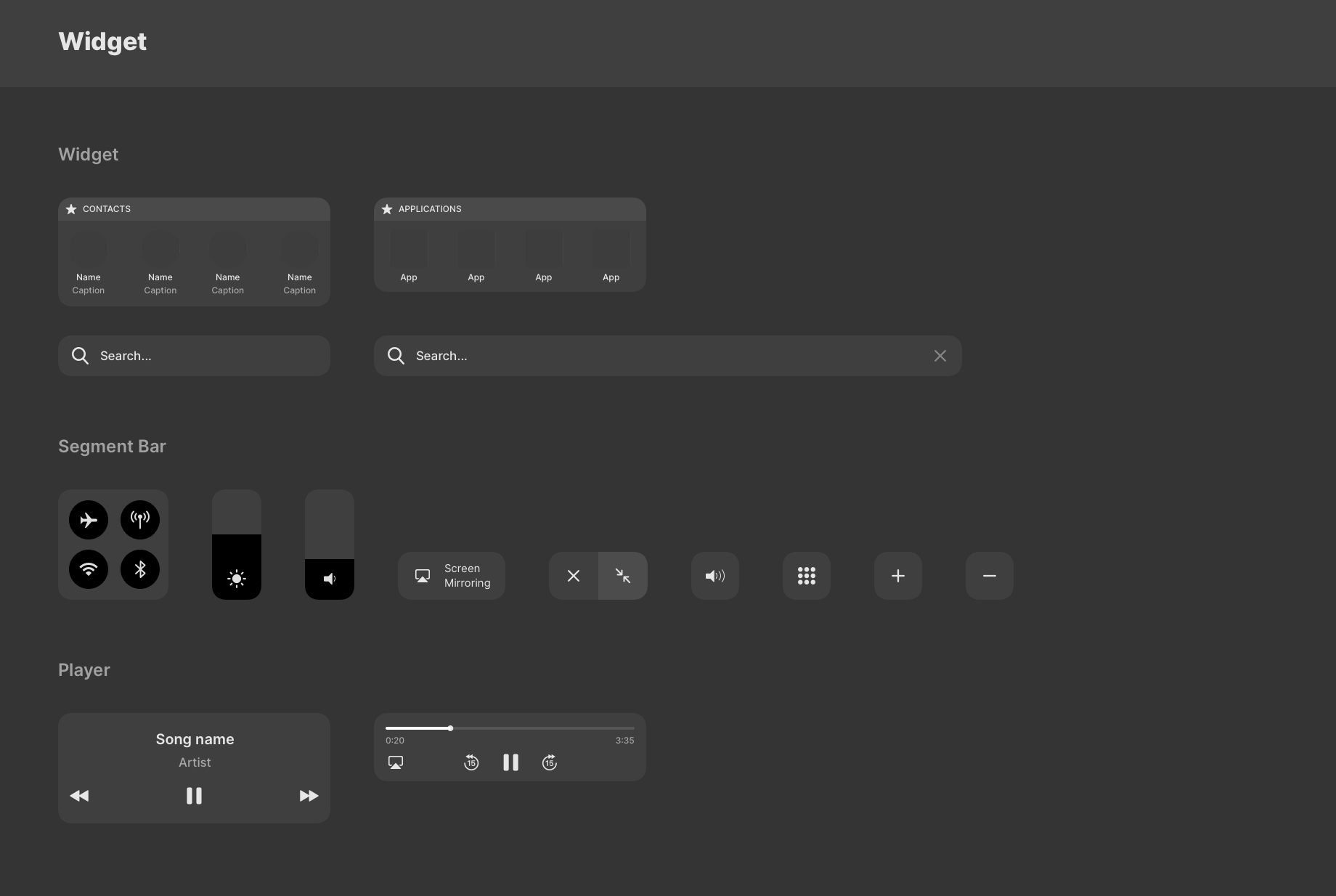 Plaster - iOS and Android UI Kit