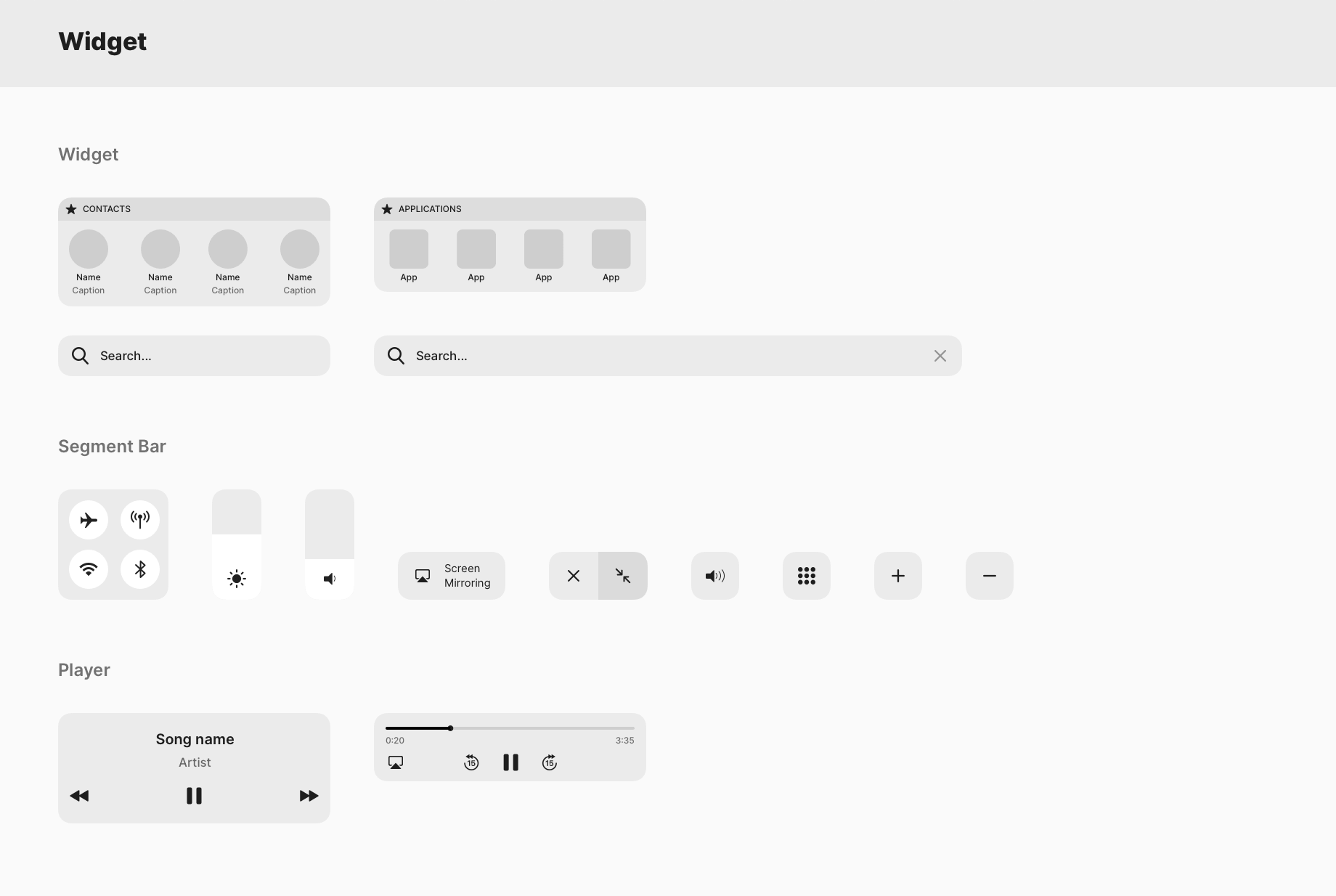 Plaster - iOS and Android UI Kit