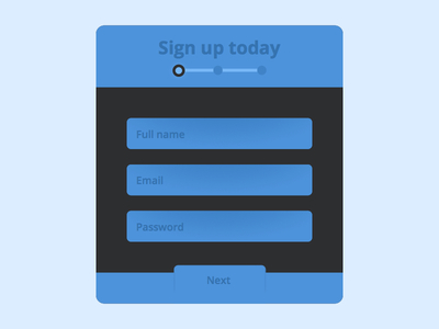 Flat Signup box Sketch freebie - Download free resource for Sketch ...
