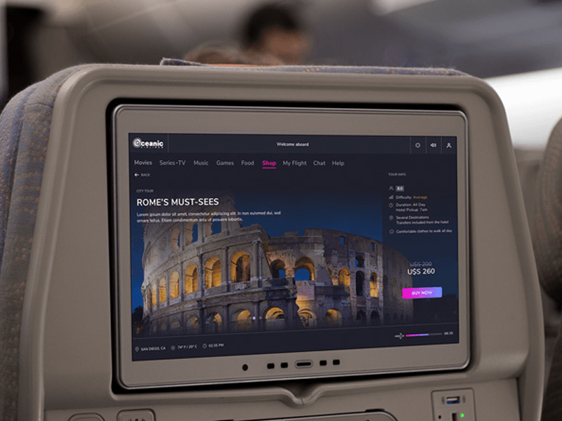 In Flight Entertainment Gui Sketch Freebie Download Free Resource For