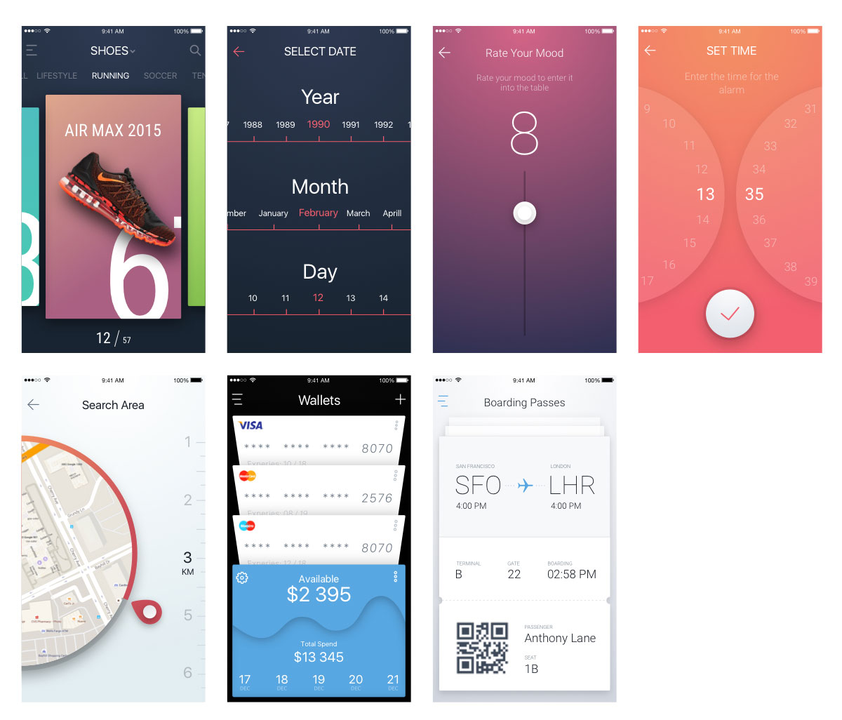 12 Weeks Marathon UI Kit Sample Sketch Resource for Sketch Image Zoom ...